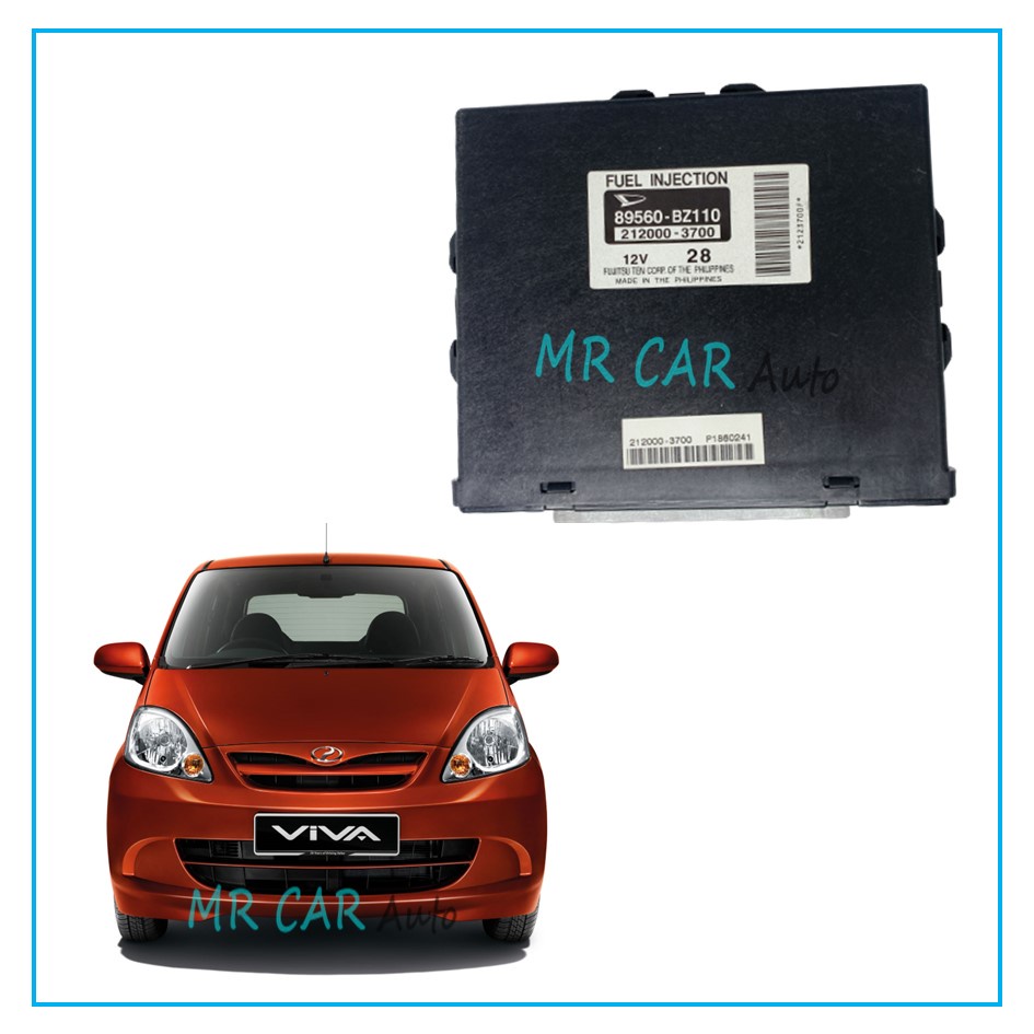 PERODUA VIVA ENGINE CONTROL UNIT (ECU) 89560-BZ110 89560-BZE40 | Shopee ...