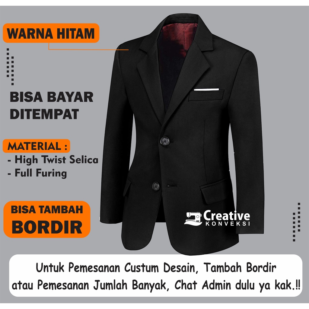 Jas BLAZER Men/JAS SLIMFIT/JAS POLOS/JAS KOREA/JAS FORMAL/JAS Alma ...