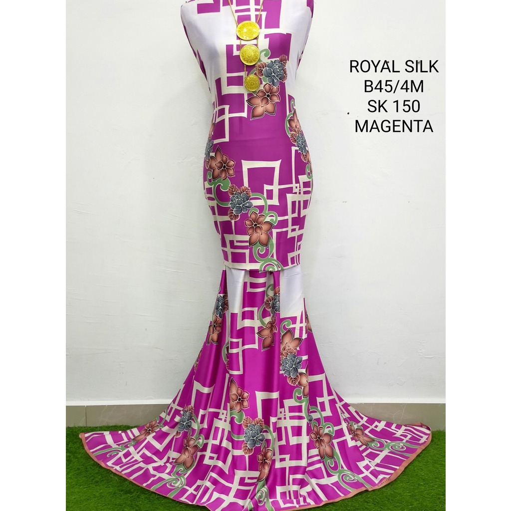 KAIN ROYAL SILK (4 meter) | Shopee Malaysia