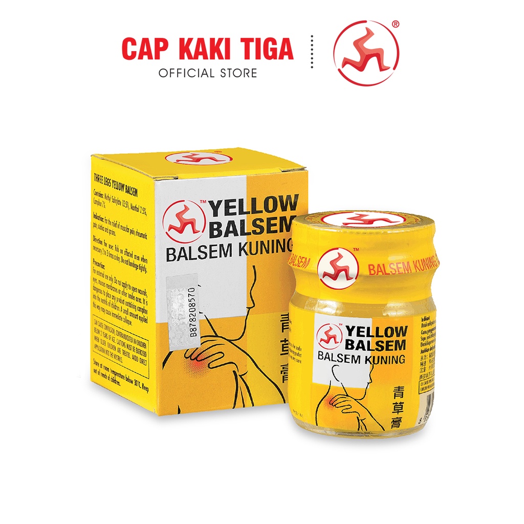 Cap Kaki Tiga Balsem Kuning / Yellow Balsem 20g/36g | Shopee Malaysia