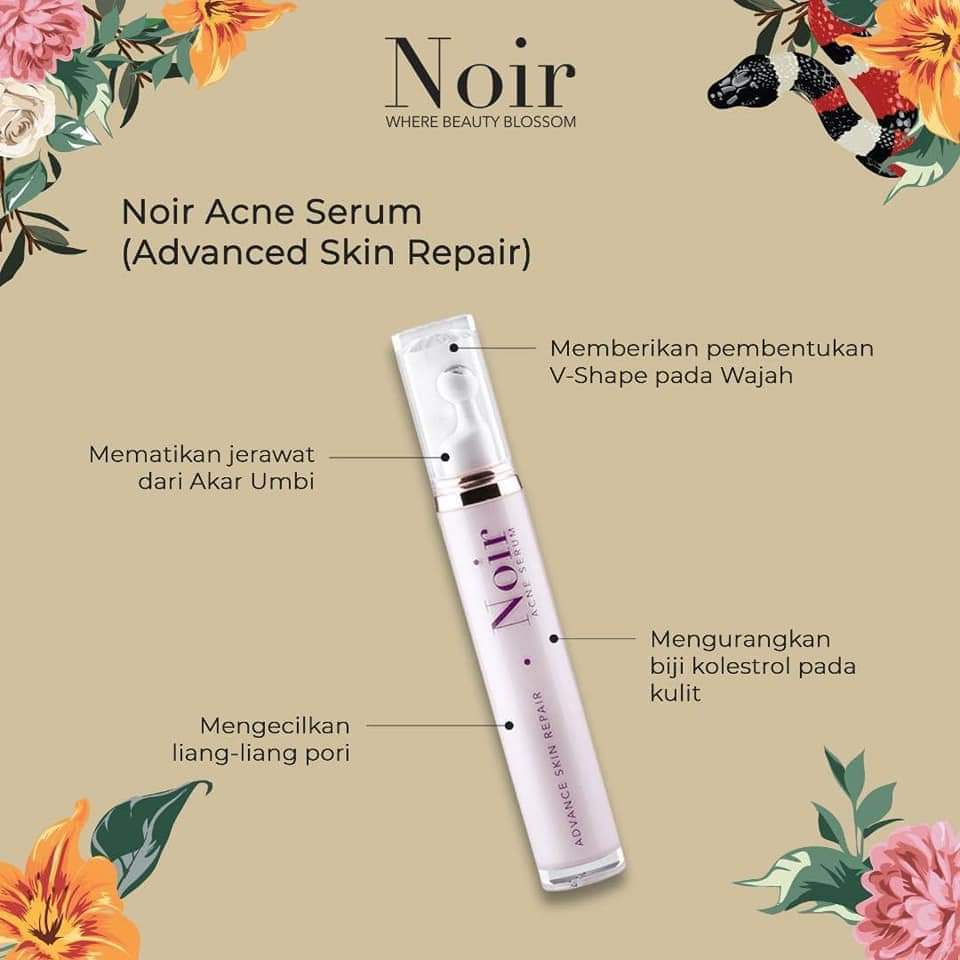 💯 Original Noir Advance Skin Repair Acne Serum+🎁gift | Shopee Malaysia