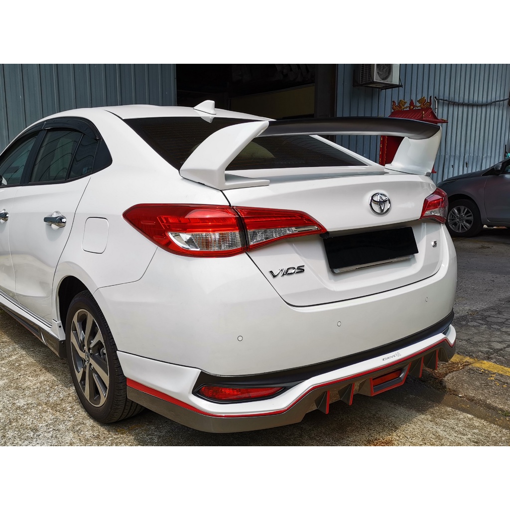 TOYOTA VIOS 2019 ( TRD ) SPOILER WITH 2K COLOR PAINT - FRP | Shopee ...