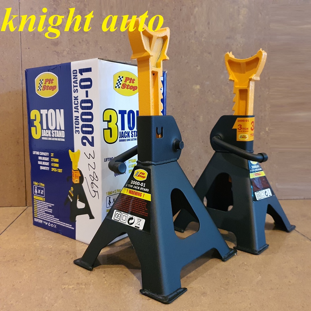 Pitstop Pit Stop Jack Stand 3 Ton 3Ton 2pcs/set ID32865 | Shopee Malaysia