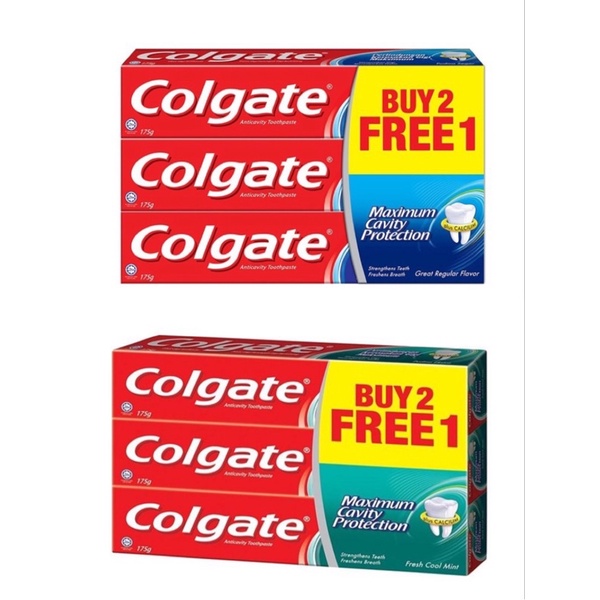 Colgate Maximum Cavity Protection Toothpaste Valuepack 175g x 3s ...