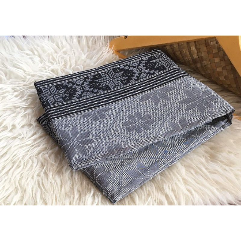 Baron Silver Songket | Palembang Songket | Silver Songket Weaving ...
