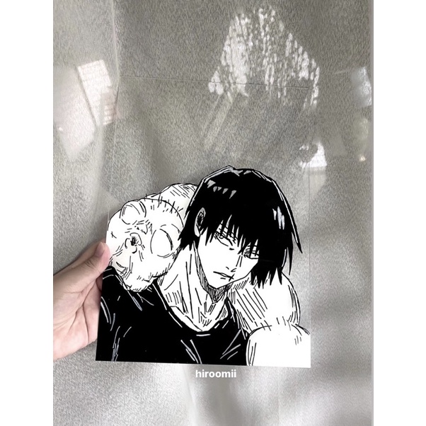 Fushiguro Toji Jujutsu Kaisen Anime glass painting acrylic sheet A4 ...