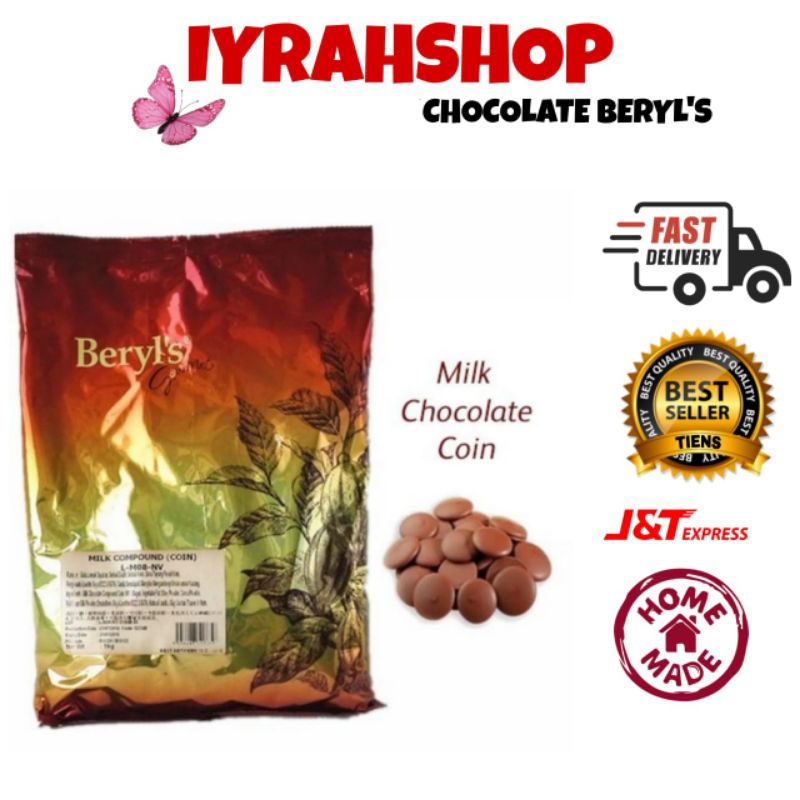CHOCOLATE MILK/WHITE BERLYS COMPOUND 1KG MURAH SEDAP | Shopee Malaysia