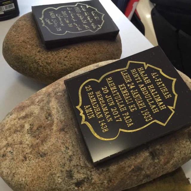 Batu nisan (batu nesan) marble, granite, terrazo dan batu sungai harga ...