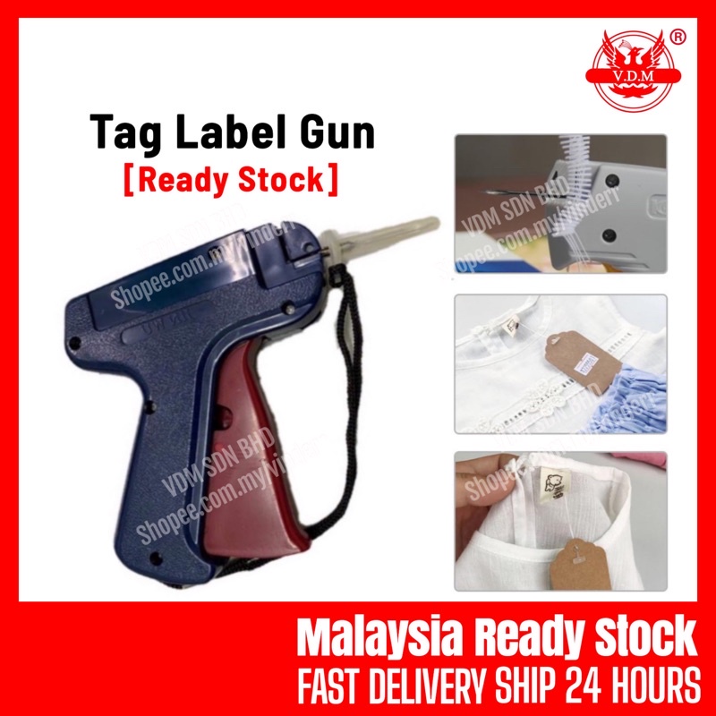 [VDM Ready Stock] Garment Price Label Tagging And Labeling Gun Machine ...