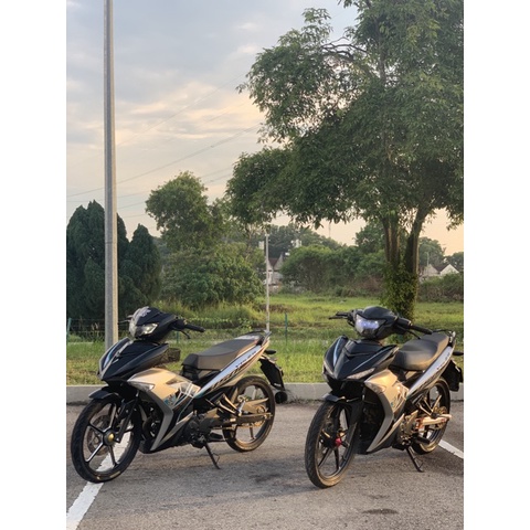 COVERSET YAMAHA Y15ZR YSUKU V1 V2 SMX SILVER ROBOT MATT 2017 ORIGINAL ...