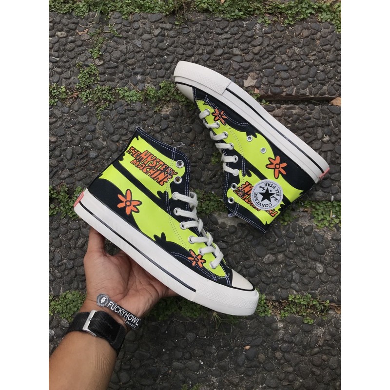 Converse X Scooby-Doo Chuck 70 High Black | Shopee Malaysia