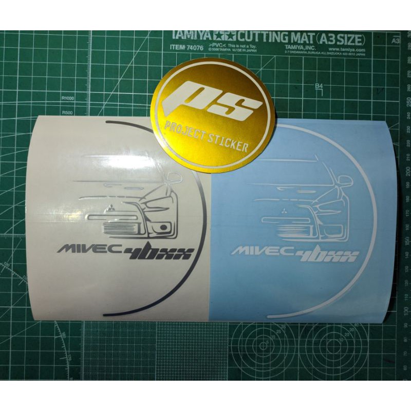 sticker outdoor mitsubishi lancer gt / proton inspira / MIVEC 4BXX ...