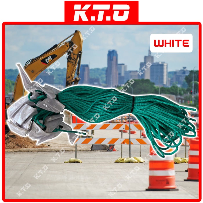 50 METER REFLECTIVE DELINEATOR STRING SAFETY REFLECTOR ROPE DELINEATOR ...