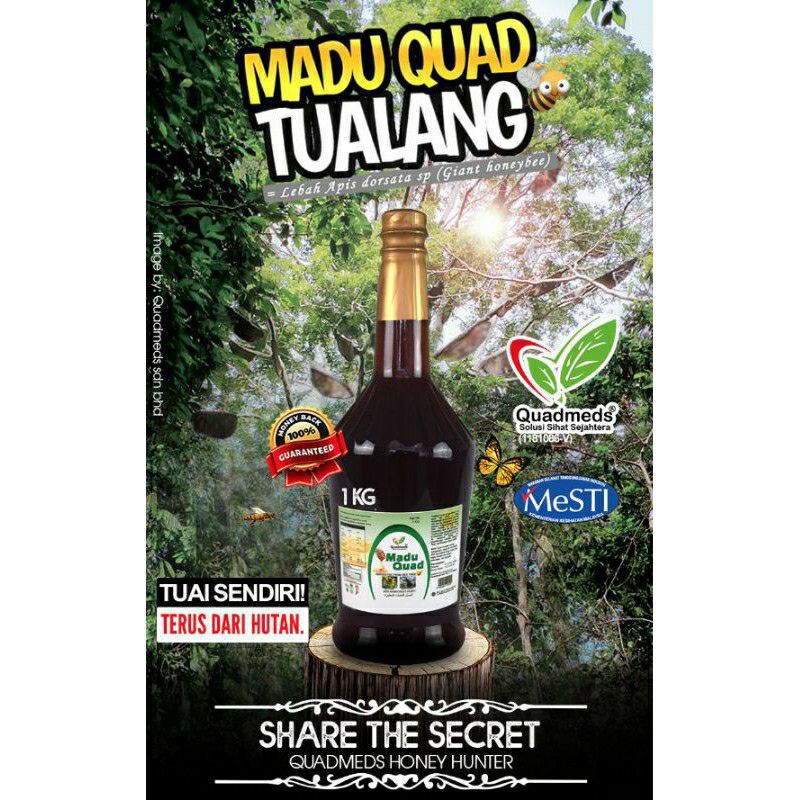 💣New Arrival💥Madu Tualang Asli by QuadMeds | Shopee Malaysia