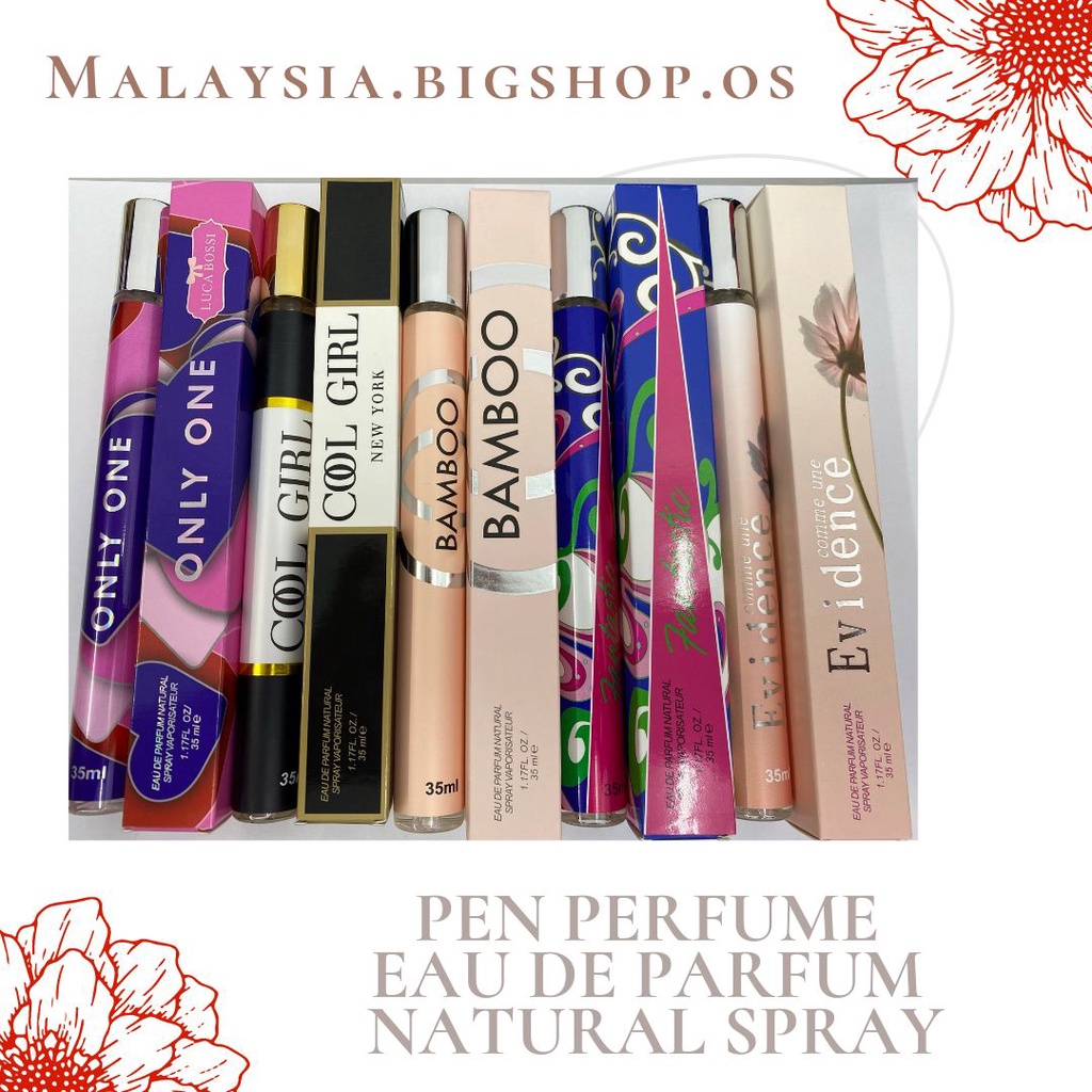 🌸PEN PERFUME EAU DE PARFUM NATURAL SPRAY🌸 | Shopee Malaysia