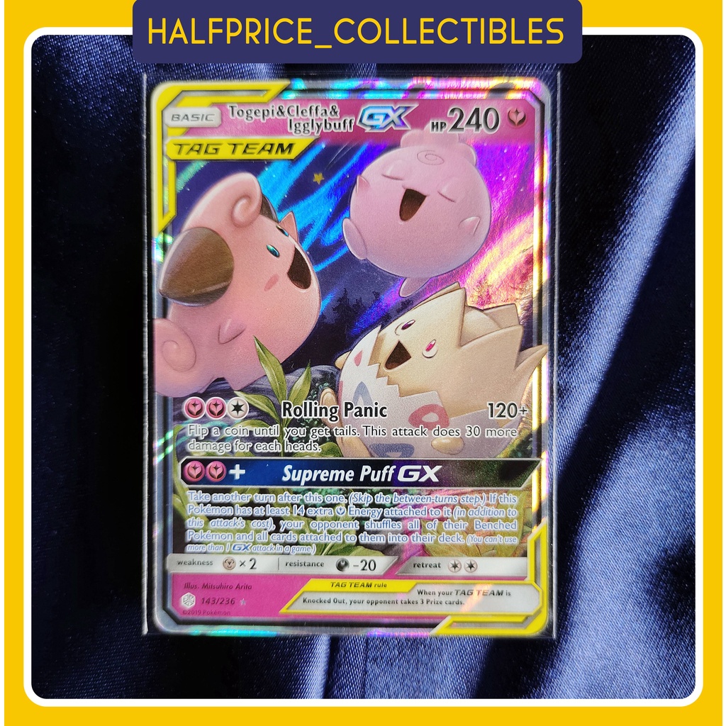 [ POKEMON TCG ] BABY TRIO GX TOGEPI CLEFFA IGGLYBUFF CARD DECK ORIGINAL ...