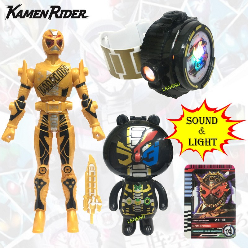 Kamen Rider Zio Henshin Watch And 2 Pcs Kamen Rider Figure Toys For ...