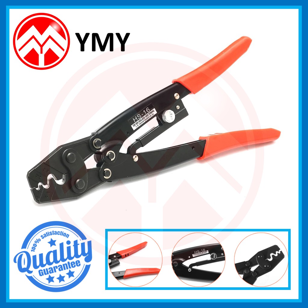Heavy Duty HS-16 1.25-16mm size Crimping Pliers Cable Lug Cable Link ...