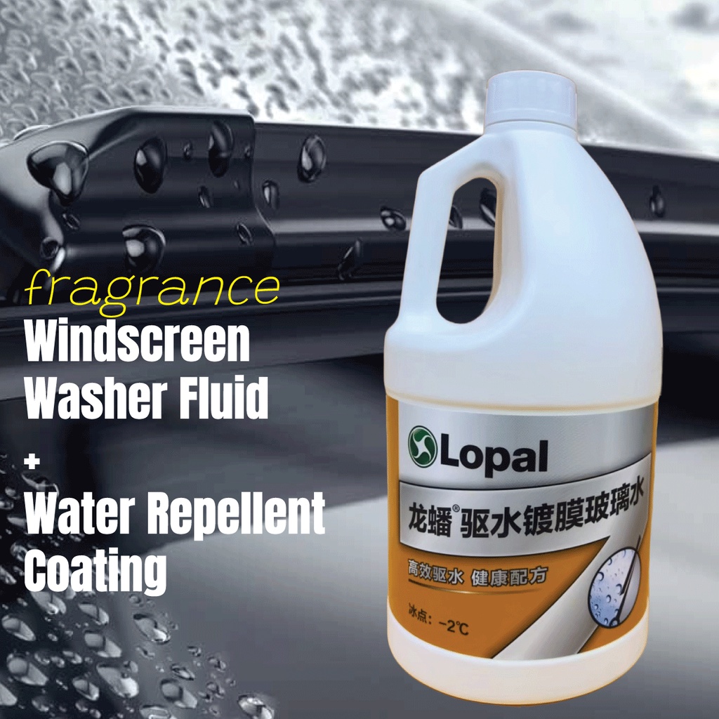 LOPAL Windscreen Washer Fluid + Water Repellent Coating (2 Liters) 龙蟠驱水 ...