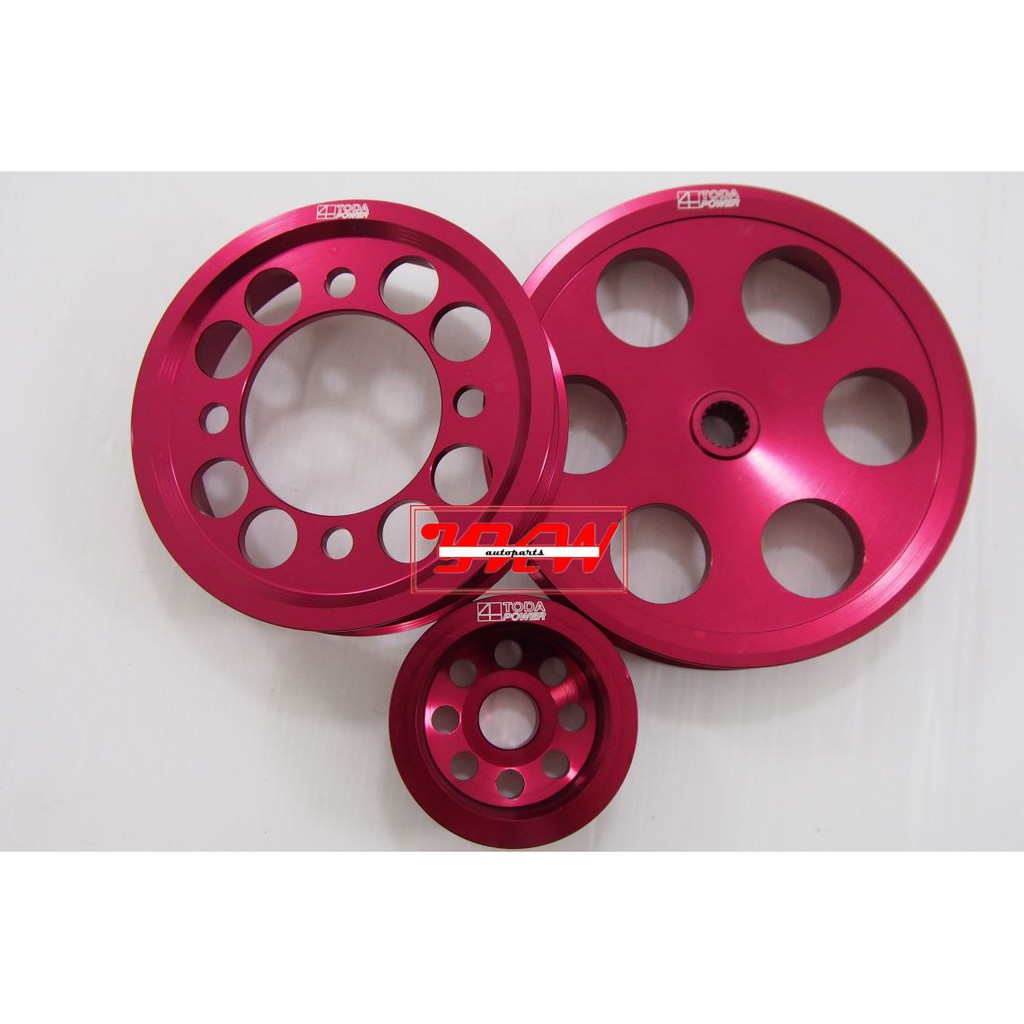 Toyota Supra 2JZ 2 JZ GTE Pulley Kits SET -Pulley Water, Power Steering ...