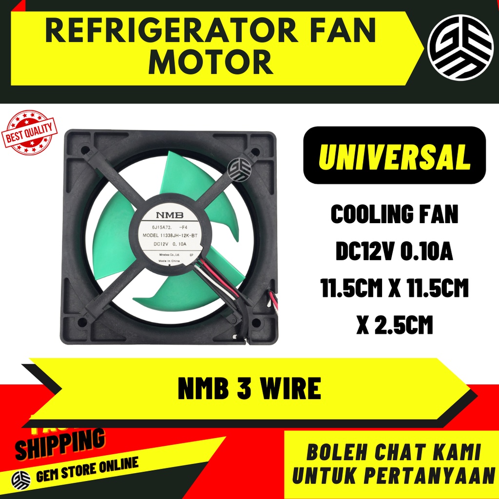 Fridge Refrigerator Freezer Cooling Fan / Kipas Peti Sejuk / Kipas ...