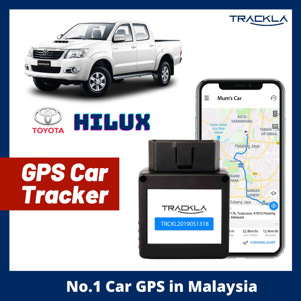 TRACK LA GPS TRACKER TOYOTA HILUX(OBD - No Void Warranty) | Shopee Malaysia