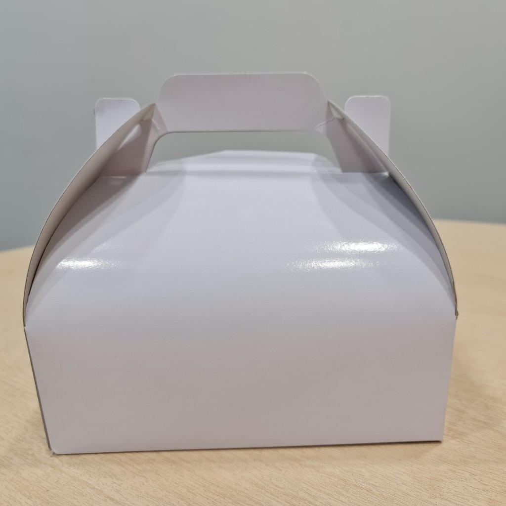 Bakery Box With Handle (25 pcs) | Shopee Malaysia
