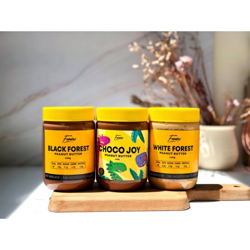 🔥HOT ITEM 🔥 HEALTHY PEANUT BUTTER WHITE FOREST & BLACK FOREST BY FARAH ...