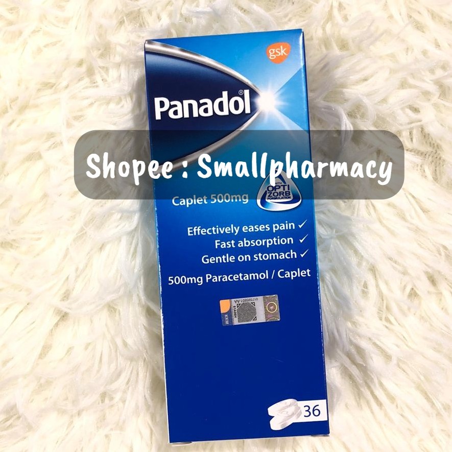 Panadol Caplet 500mg Optizorb Formulation 36 Tablets / 3 Strip 301313 ...