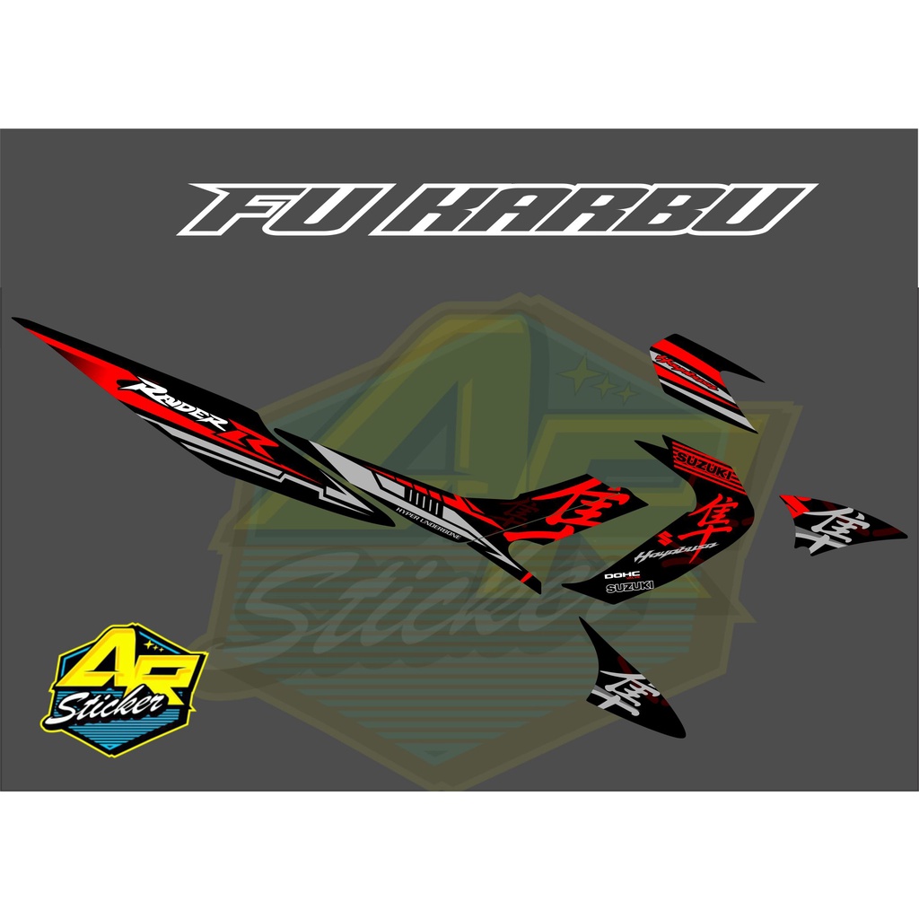 (Code K) Striping satria fu Barong/Striping satria Barong/Striping ...