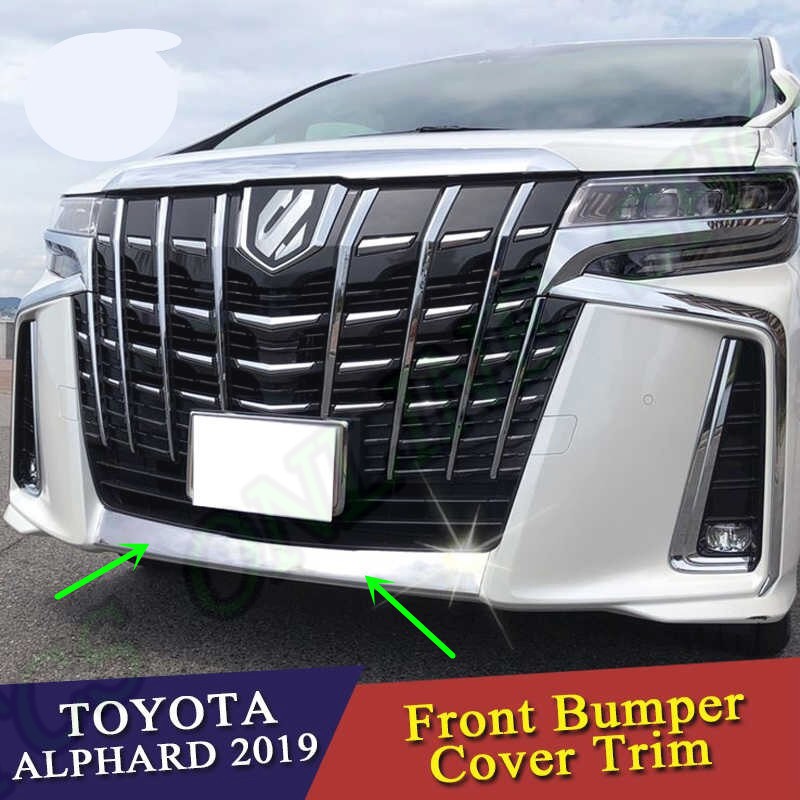 TOYOTA ALPHARD 30 2018-2019 (AERO) Front Bumper Protector Guard Cover ...