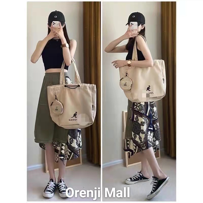 H0163 Korean New Style Kango Kangaroo Large Capacity Waterproof Student ...