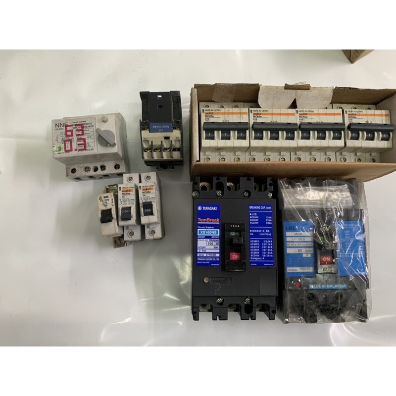 Assorted Brand Circuit Breaker /MCCB/ MCB/ 10Amp, 32Amp, 40Amp, 60Amp ...