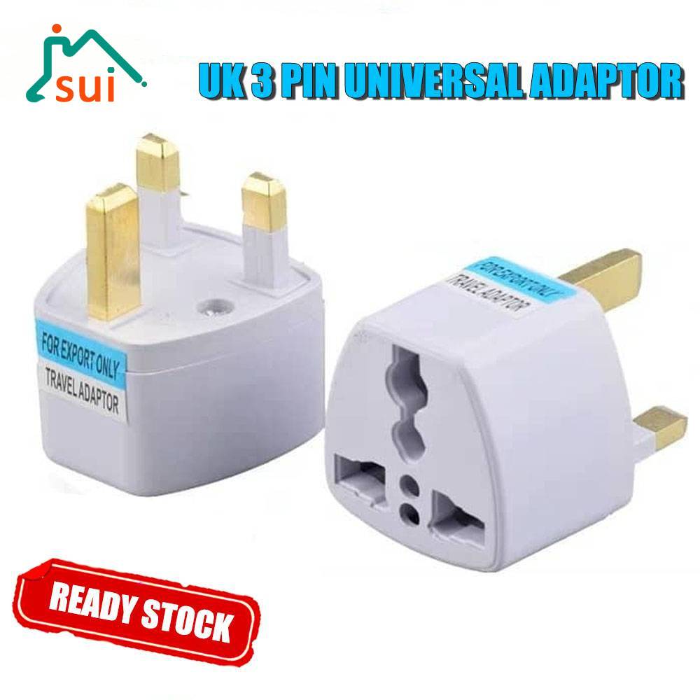 1pc Plug Adaptor UK Universal 3 Pin Multi Plug International Adapter ...