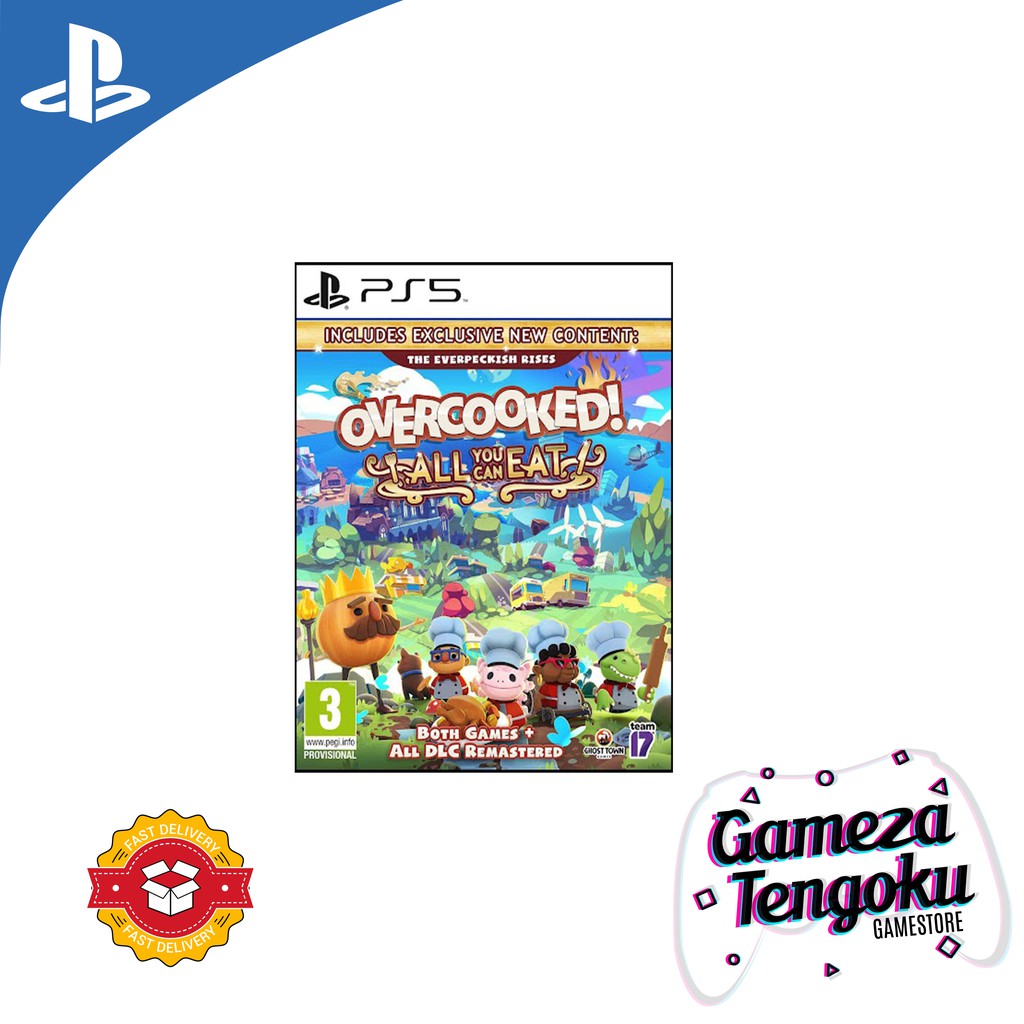 PS5 Overcooked All You Can Eat (R2/English+Chinese)(Physical Game Disc ...