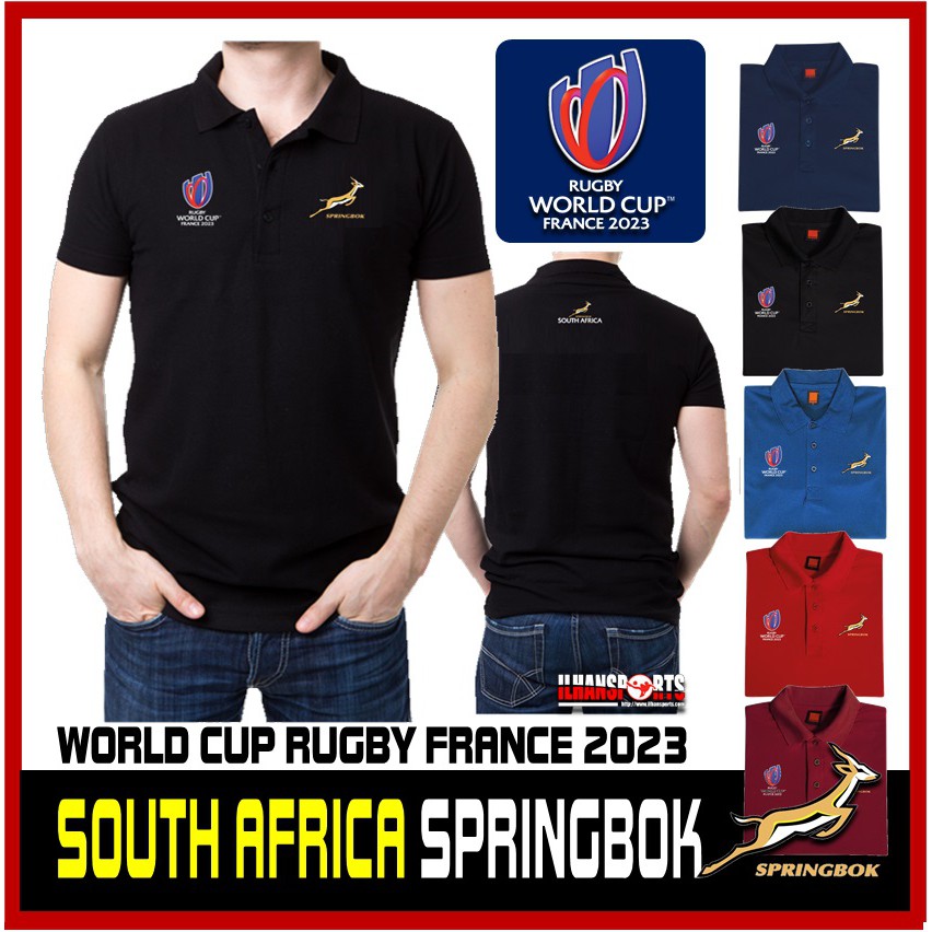 SOUTH AFRICA SPRINGBOKS | RUGBY WORLD CUP 2023 FRANCE | QUICKDRY POLO ...