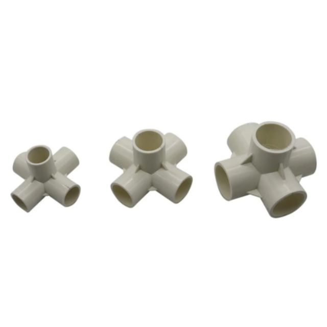 25mm UPVC 5 Way Cross pipe fitting pipe connector (10pcs) | Shopee Malaysia