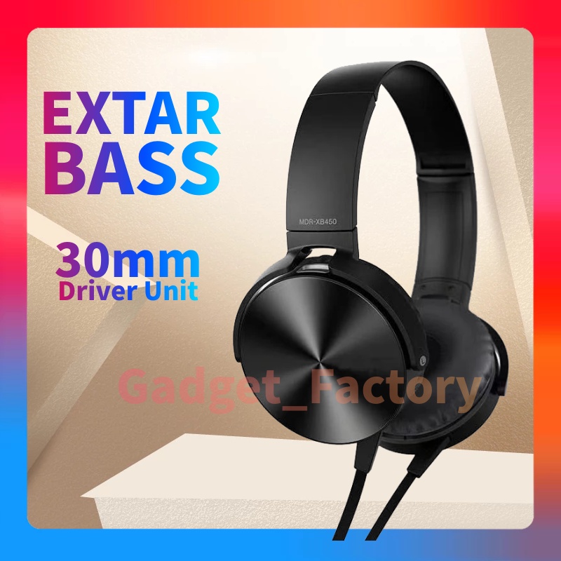 Sony MDR-XB450AP EXTRA BASS Stereo Headphone headset XB 450 XB450 Wired ...