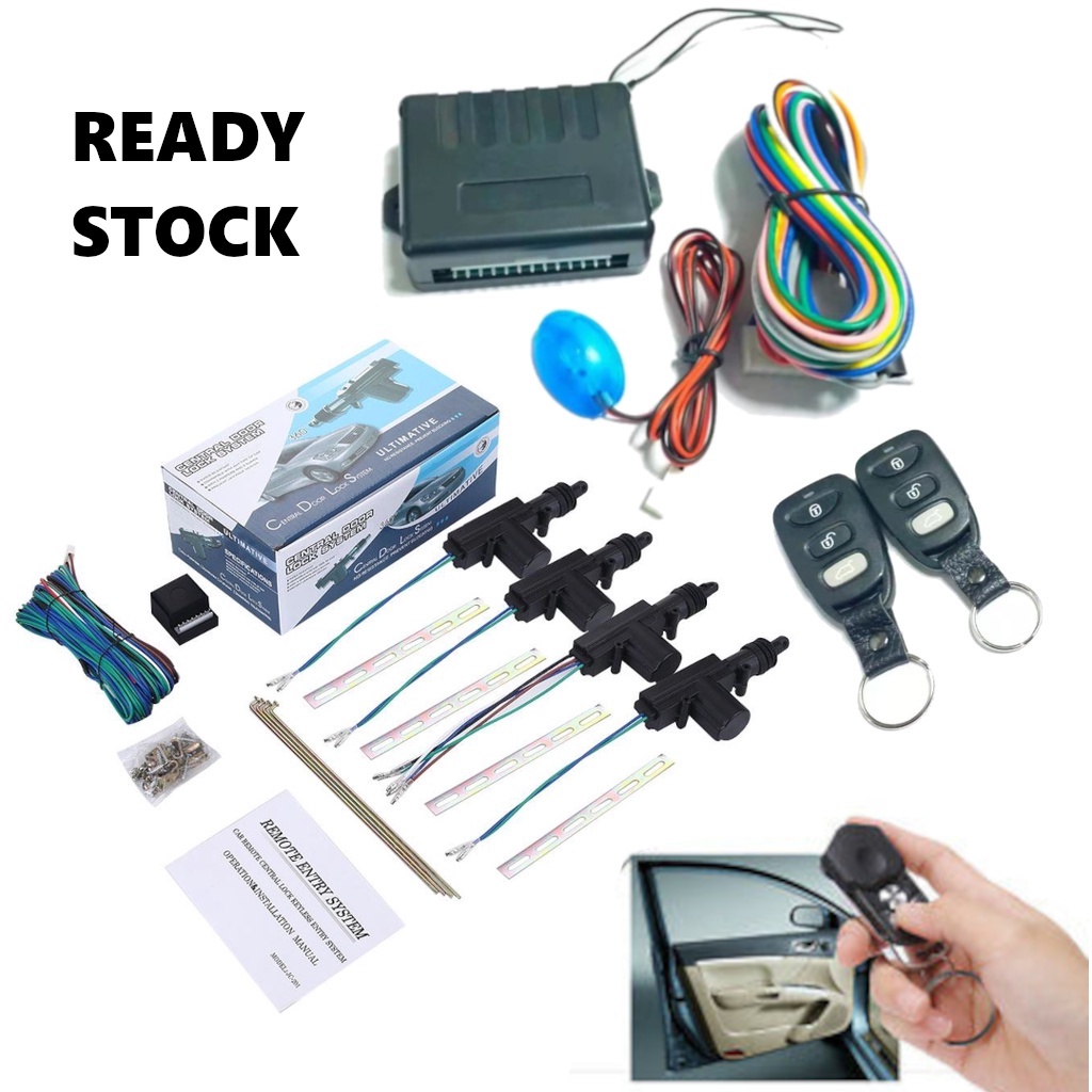 Car Security 13 Pin Alarm System Remote Control Central Door Locking ...