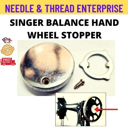 SINGER MESIN BALANCE HAND WHEEL STOPPER DENGAN SKRU / VINTAGE SINGER ...