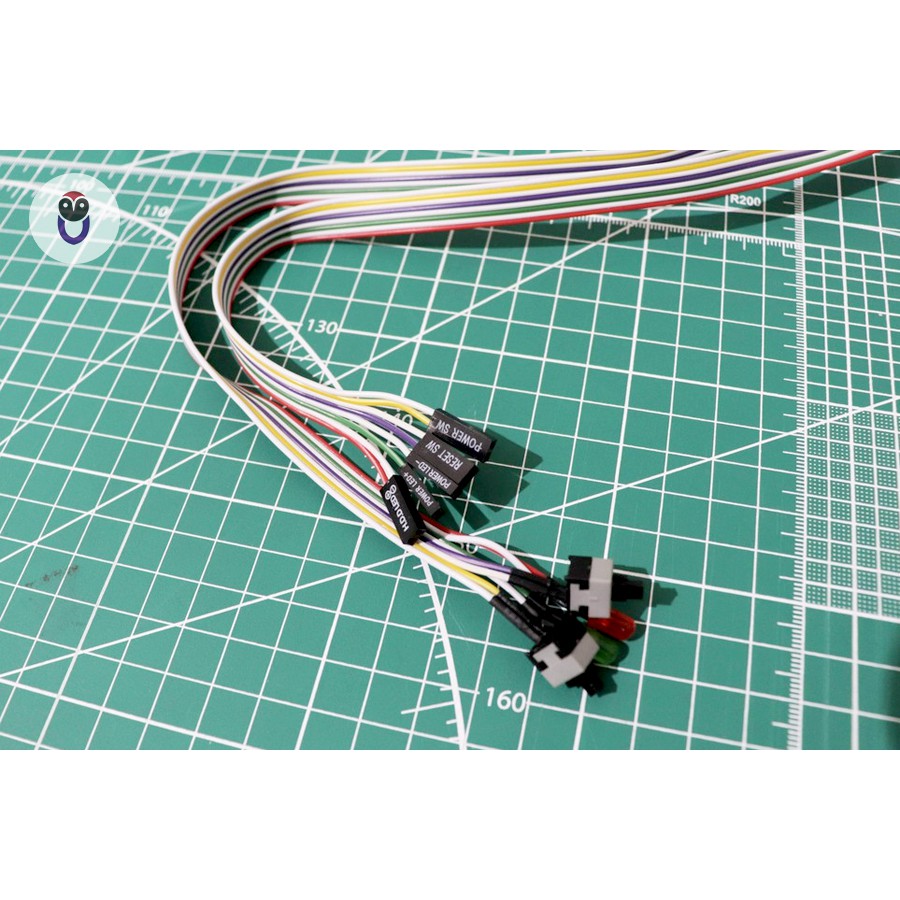 TOMBOL Power Switch Button Cable Reset LED panel CPU Motherboard ...