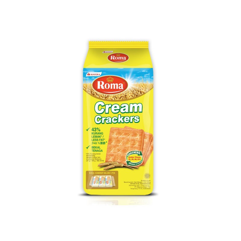 ROMA Cream Crackers 360g ( 3 x 120g ) | Shopee Malaysia