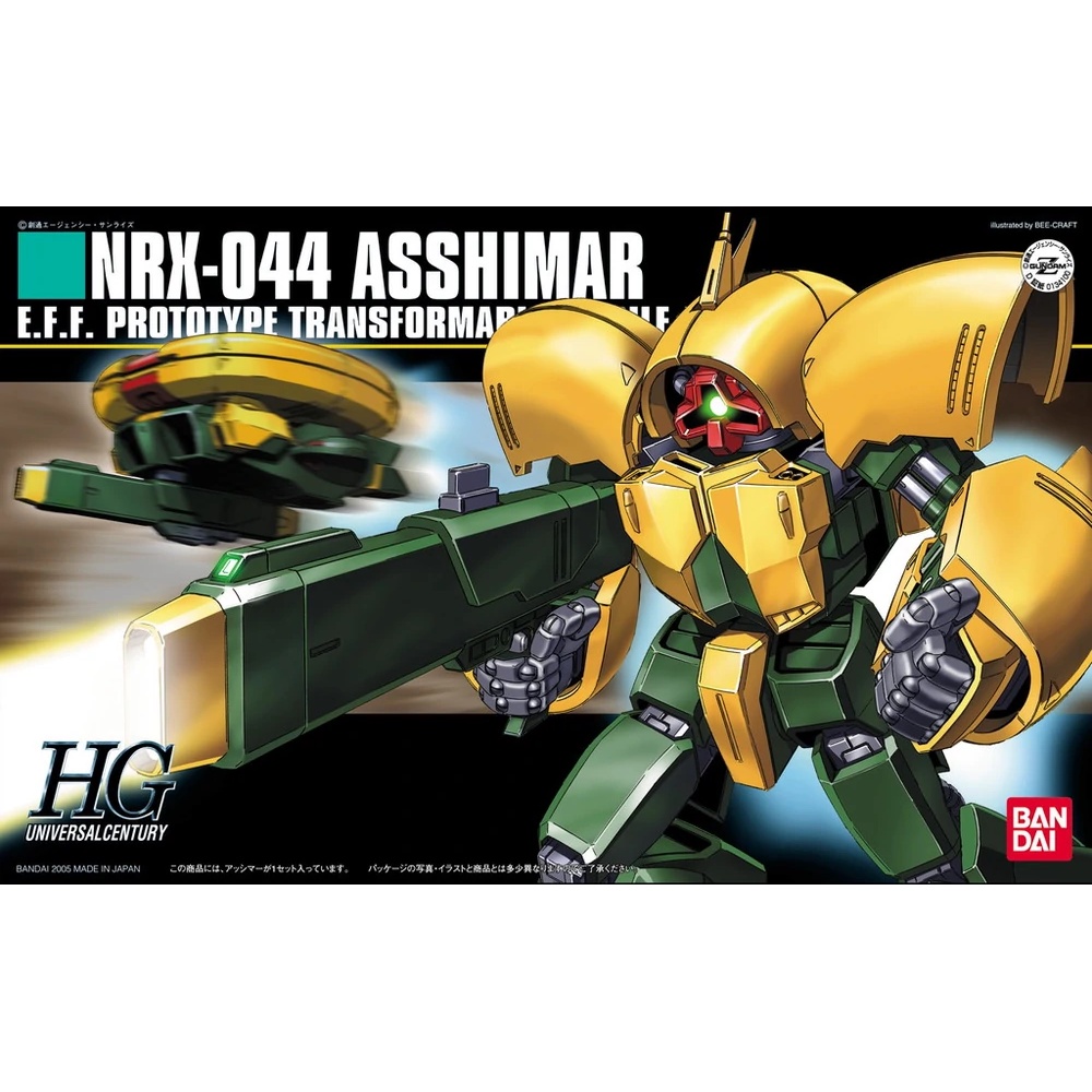 Bandai - Gundam Z - HGUC 054 1/144 NRX-044 Asshimar | Shopee Malaysia