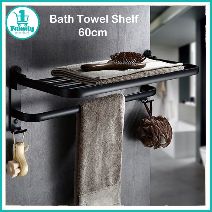 Bathroom Towel Rack Toilet Towel Hanger Rack Towel Holder Wall Rack ...