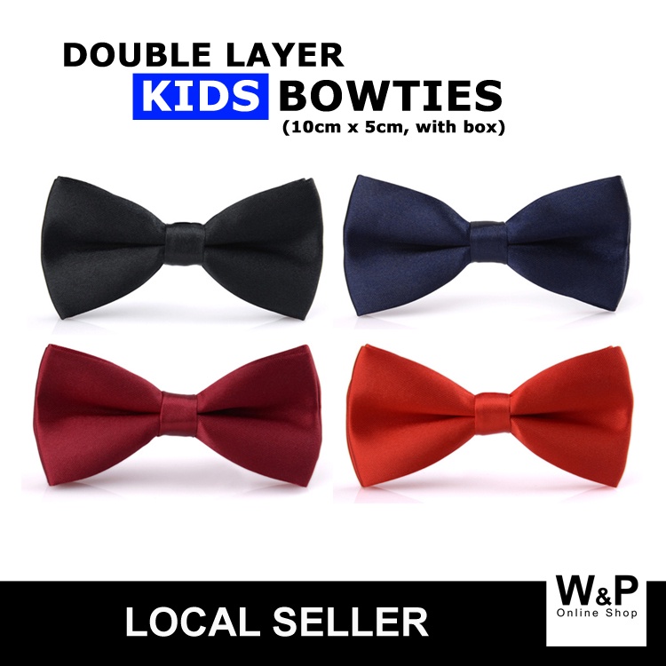 Kids Double Layer bowties (with/without box) 033 | Shopee Malaysia