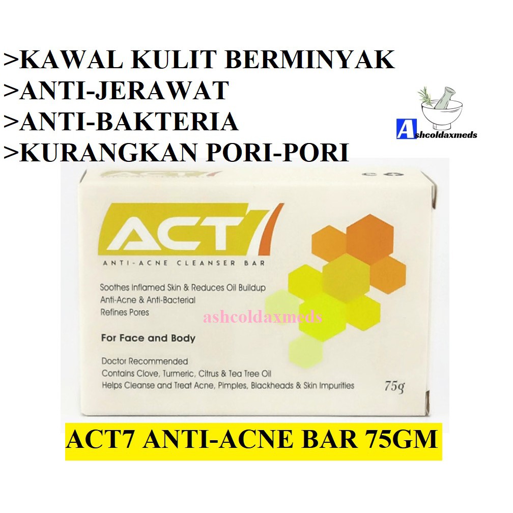 DR.FORSTER ACT7 ANTI-ACNE CLEANSER BAR 75G | Shopee Malaysia