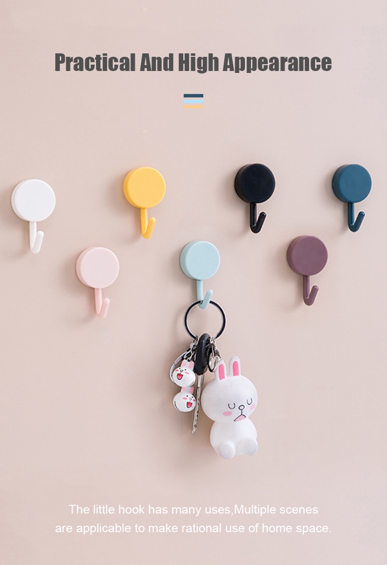 20pcs Magic Hook Strong Adhesive Hook For Household Multi-Purpose Hook ...