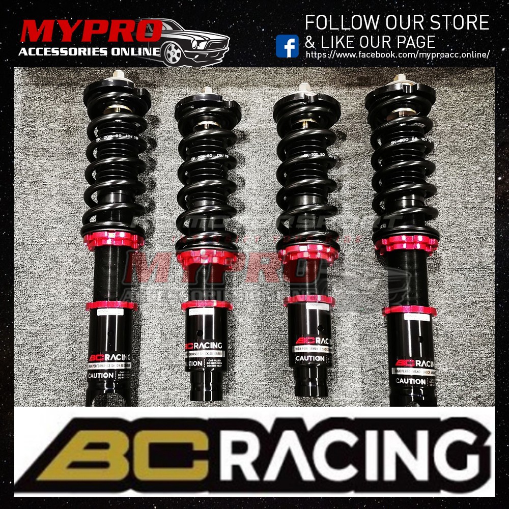 🔥bc racing🔥 v1 series hi lo soft hard adjustable 32step for honda civic ...