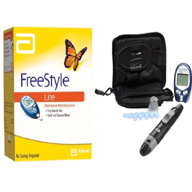 FreeStyle Freedom Lite Blood Glucose Monitoring Kit (10 Lancets ...