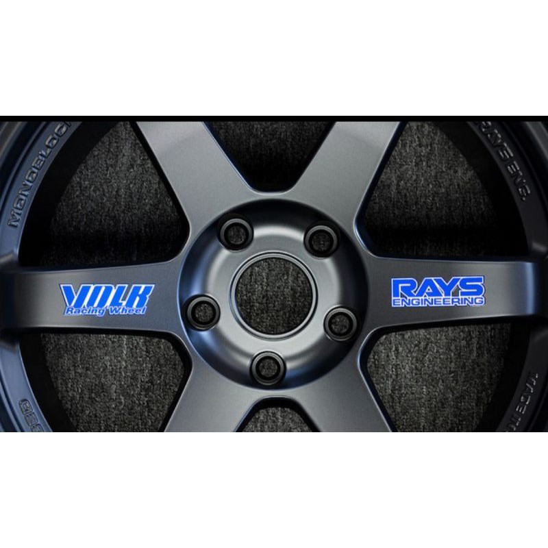 Volk Racing Sticker RAYS TE37 Wheel Spoke Decal x 8 Pcs | Shopee Malaysia